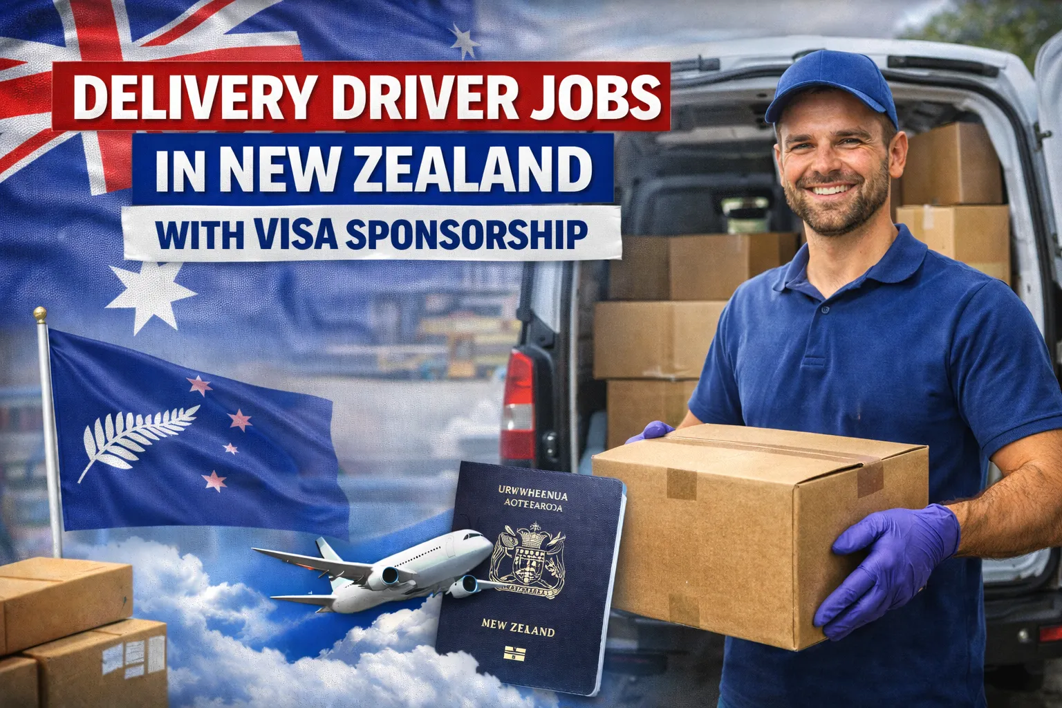 Delivery Driver Jobs in New Zealand with Visa Sponsorship 2026