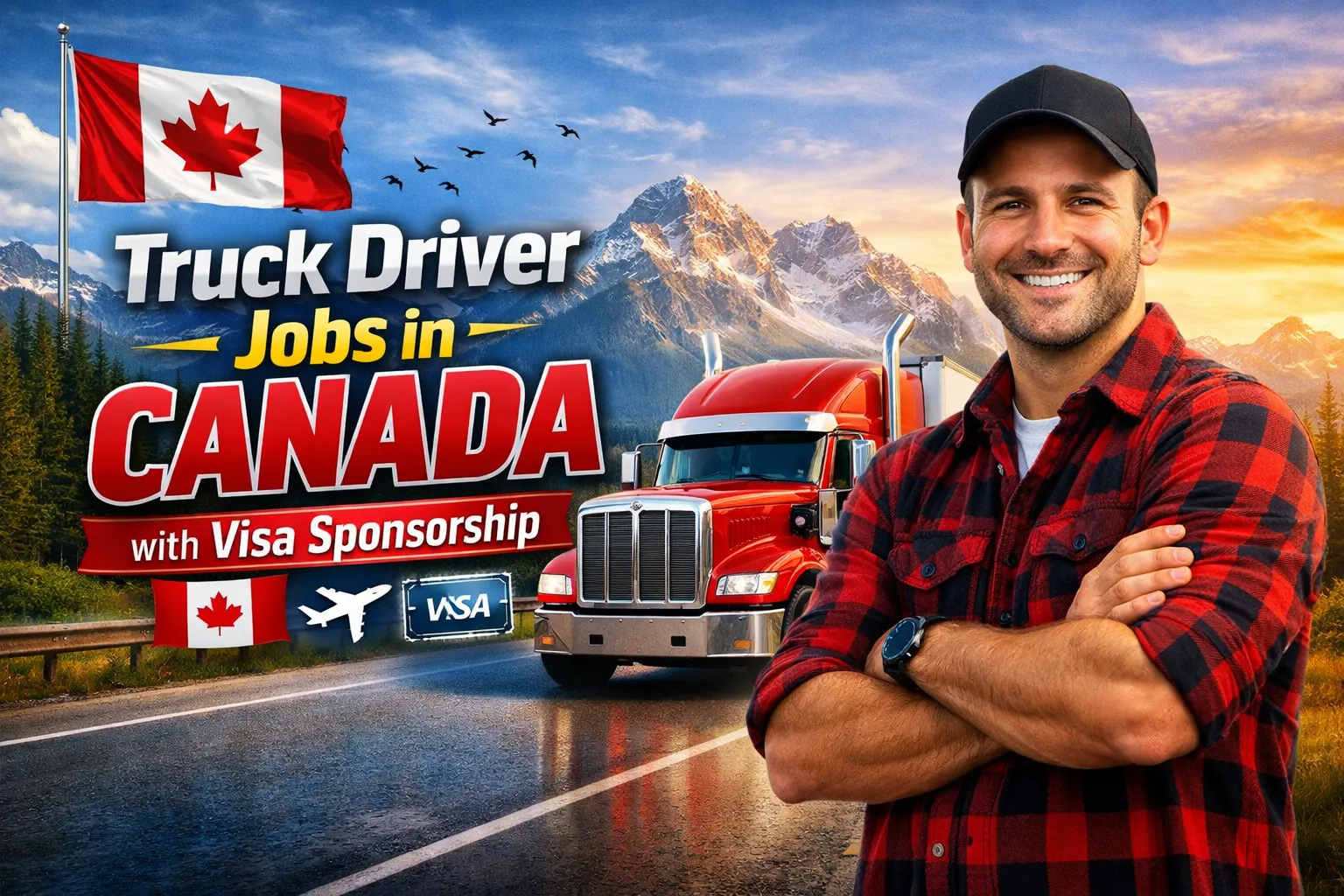 Truck Driver Jobs in Canada with Visa Sponsorship 2026 - Opportunities ...