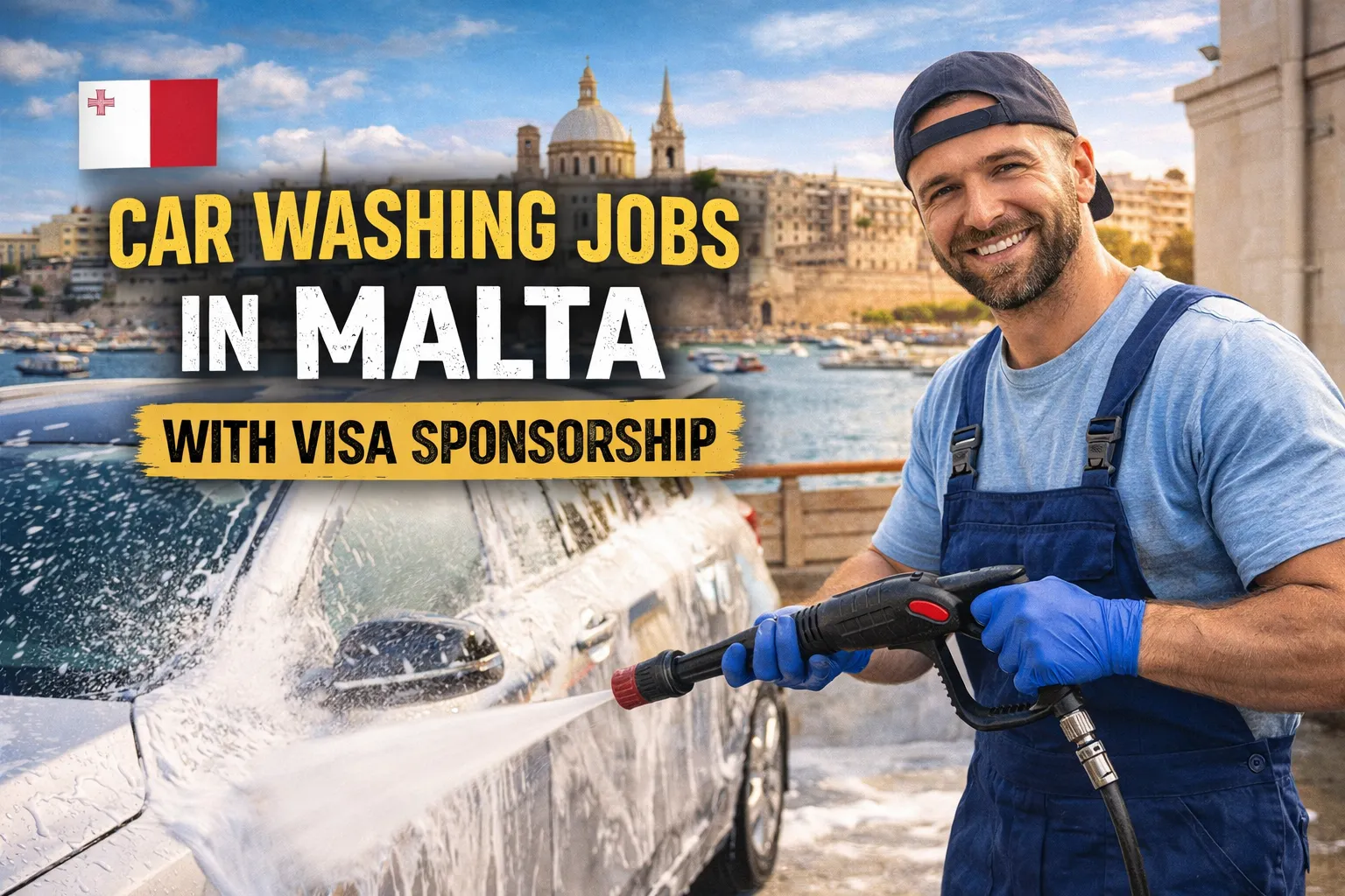 Car Washing Jobs in Malta with Visa Sponsorship 2026