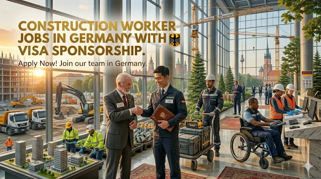 Construction Worker Jobs in Germany with Visa Sponsorship 2026