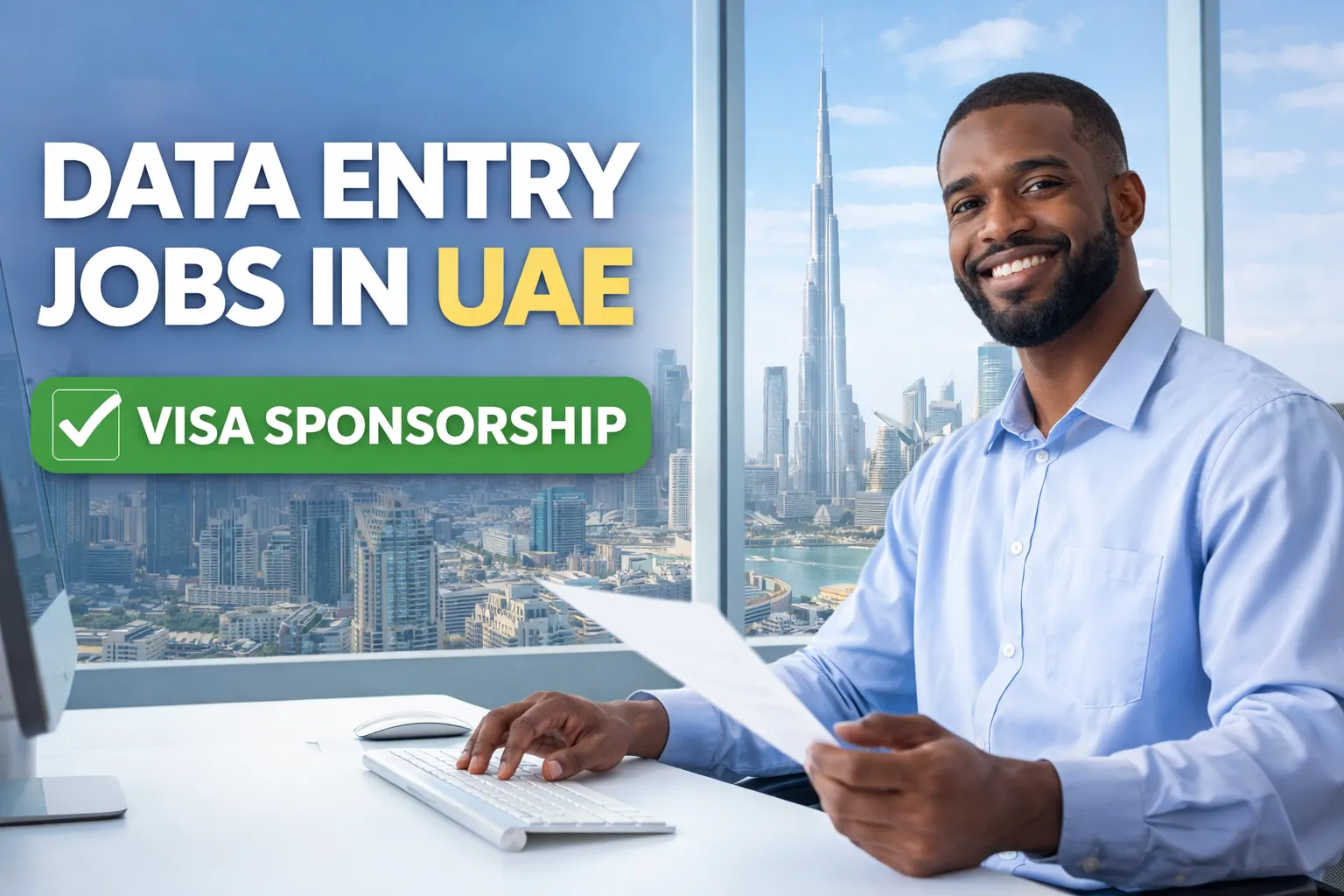 Data Entry Jobs in UAE with Visa Sponsorship 2026