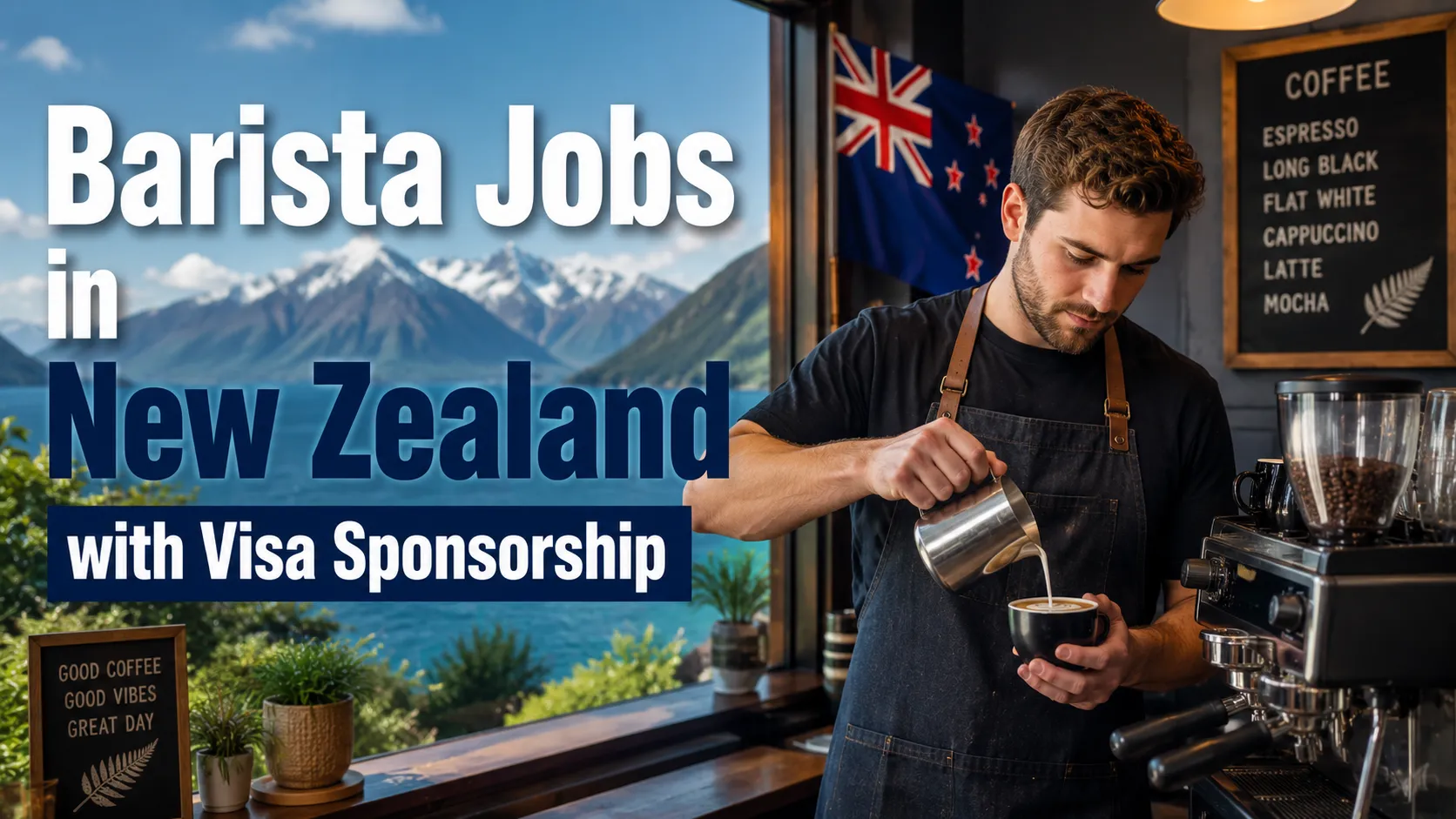 Barista Jobs in New Zealand with Visa Sponsorship 2026