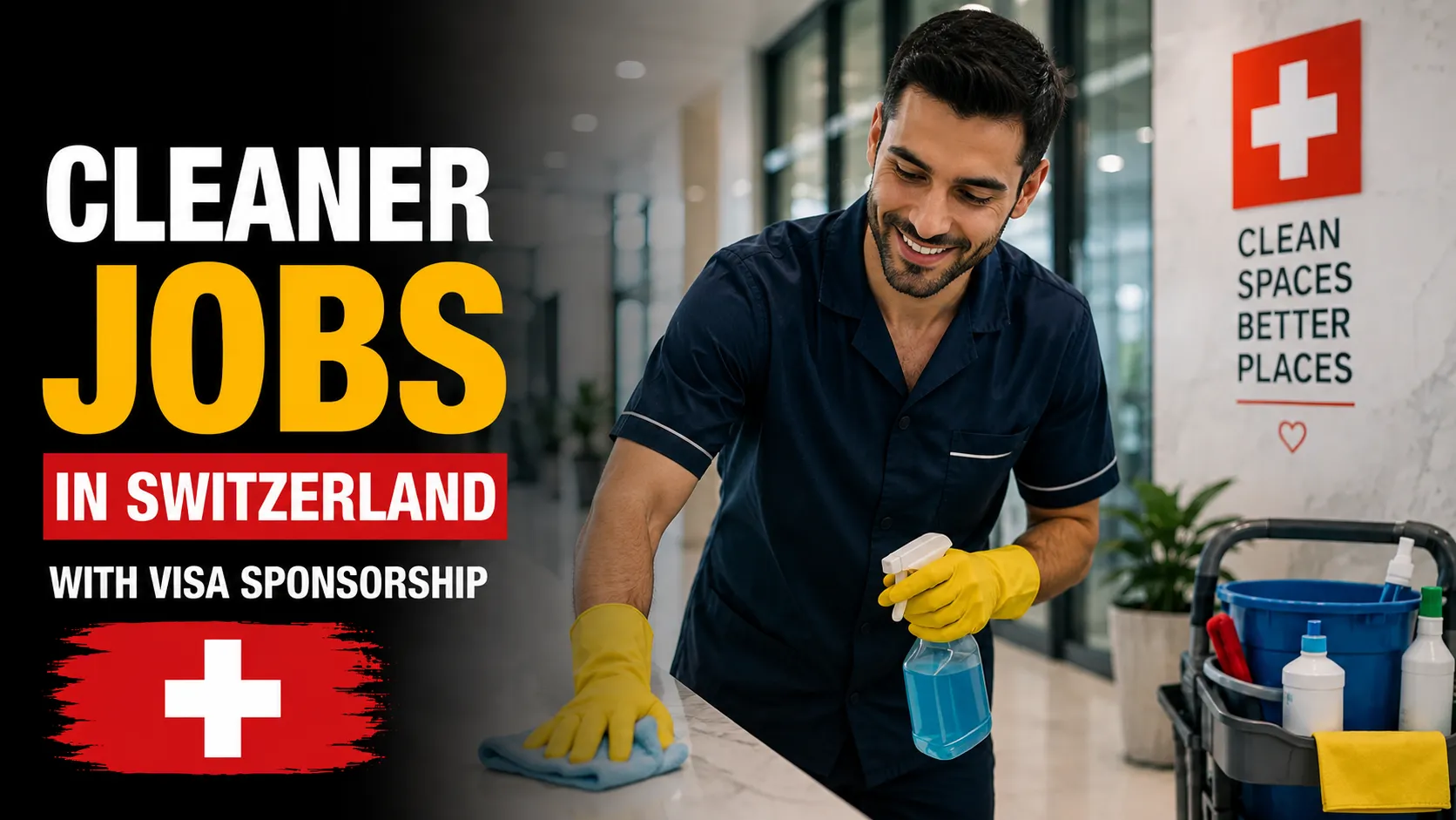 Cleaner Jobs in Switzerland with Visa Sponsorship 2026