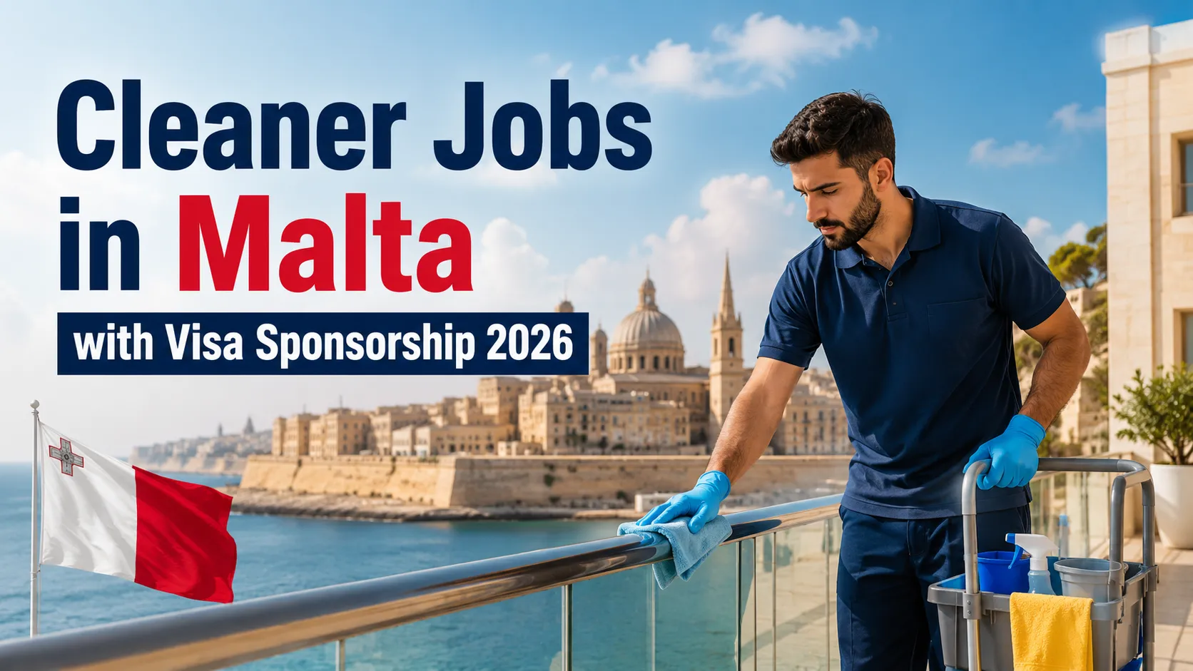 Cleaner Jobs in Malta with Visa Sponsorship 2026