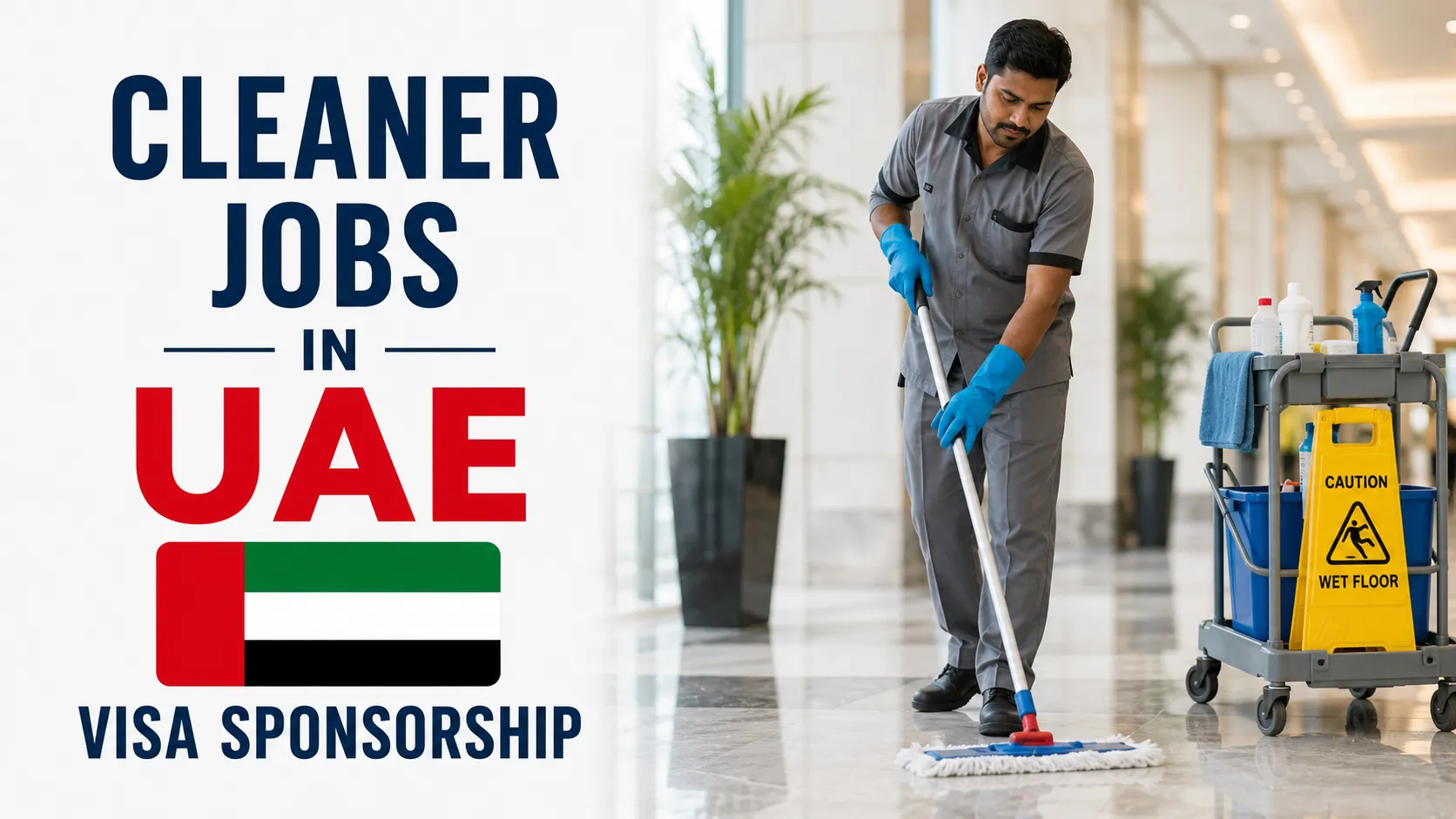 Cleaner Jobs in UAE with Visa Sponsorship 2026