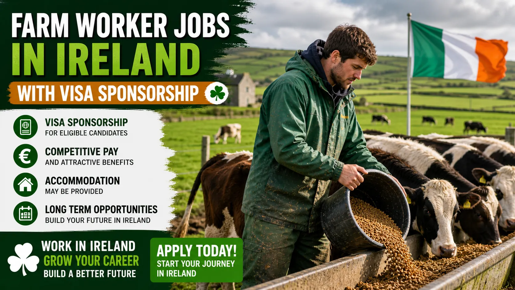 Farm Worker Jobs in Ireland with Visa Sponsorship 2026