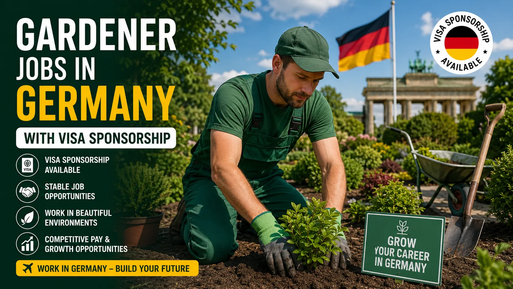 Gardener Jobs in Germany with Visa Sponsorship 2026