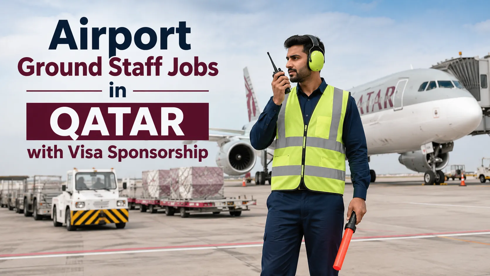 Airport Ground Staff Jobs in Qatar with Visa Sponsorship 2026