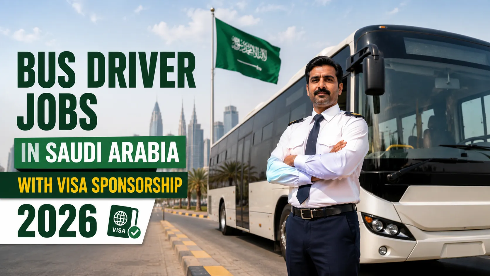 Bus Driver Jobs in Saudi Arabia with Visa Sponsorship 2026