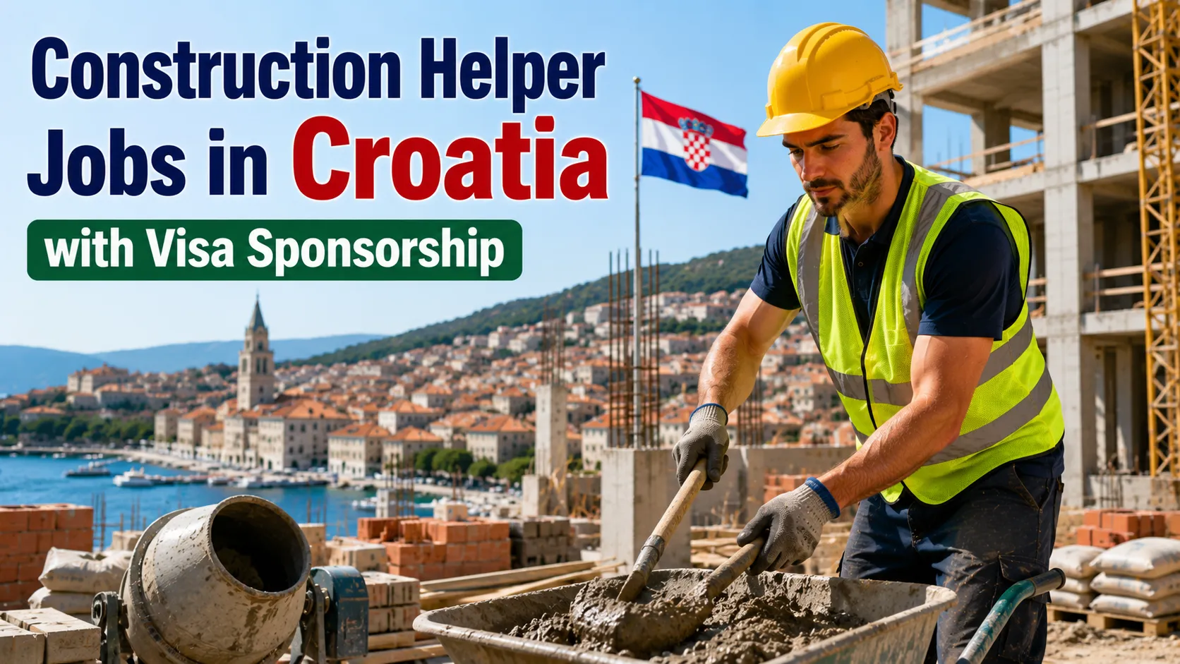 Construction Helper Jobs in Croatia with Visa Sponsorship 2026