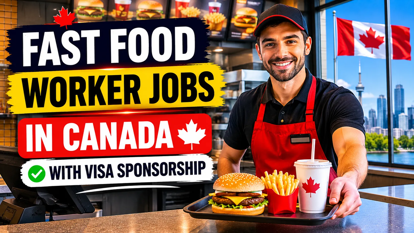 Fast Food Worker Jobs in Canada with Visa Sponsorship 2026