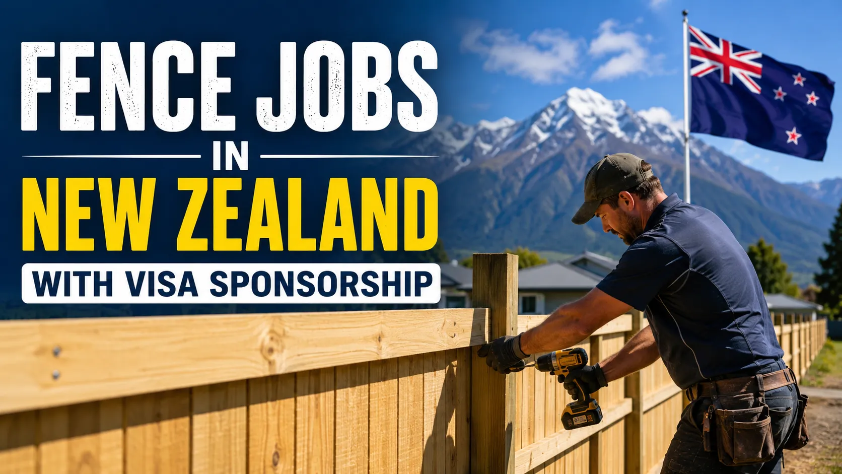 Fence Jobs in New Zealand with Visa Sponsorship 2026