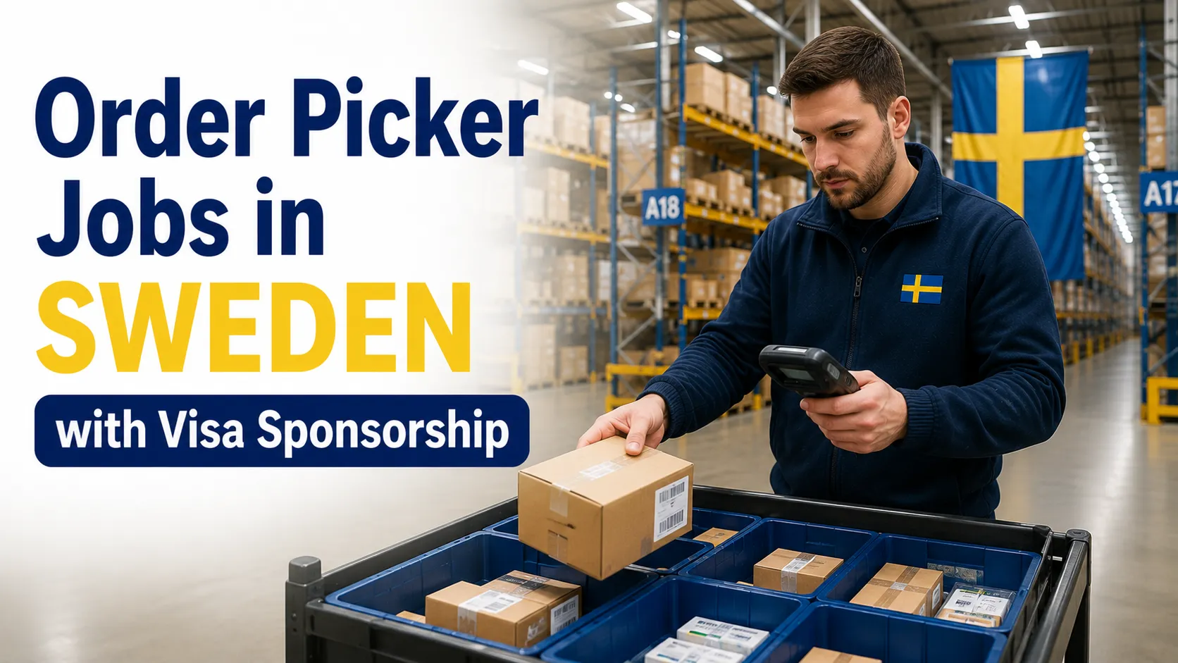 Order Picker Jobs in Sweden with Visa Sponsorship 2026