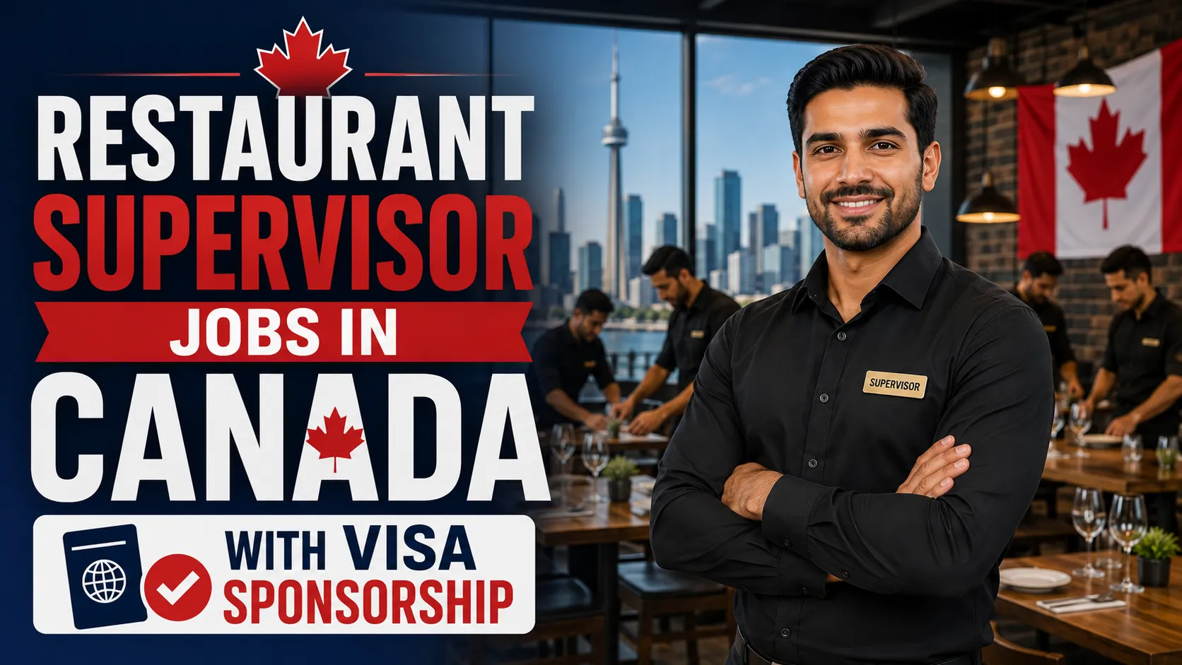 Restaurant Supervisor Jobs in Canada with Visa Sponsorship 2026