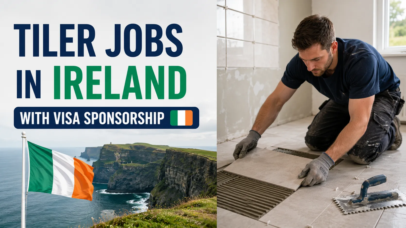 Tiler Jobs in Ireland with Visa Sponsorship 2026